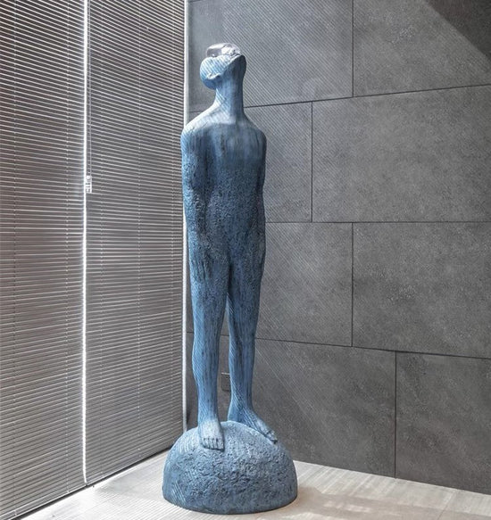 Blue Man Art Sculpture – Lyfairs