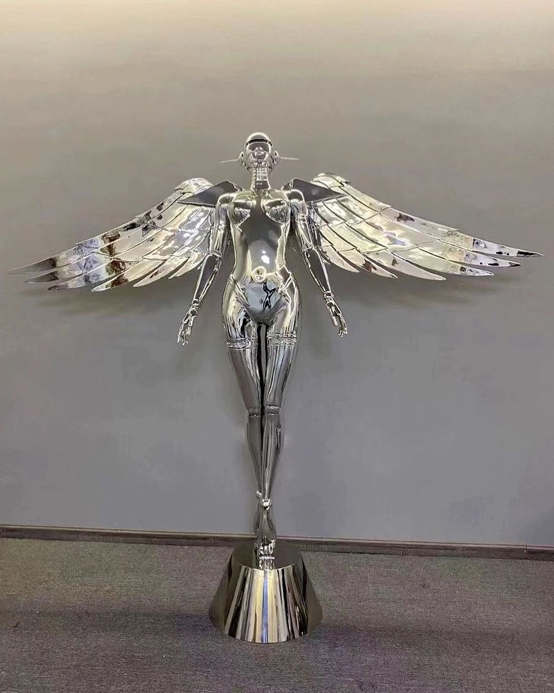 Art Design Flying Angel Statue Floor Lamp – Lyfairs