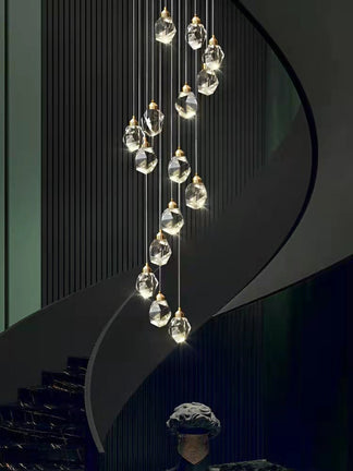 Extra Large Customization Duplex Hall Chandelier 2 Story Foyer Living ...
